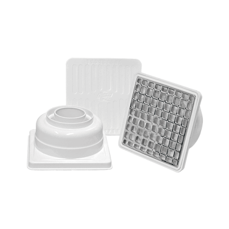 COLADERA C-2604 PVC UNIVERSAL CUADRADA FLEXIMATIC